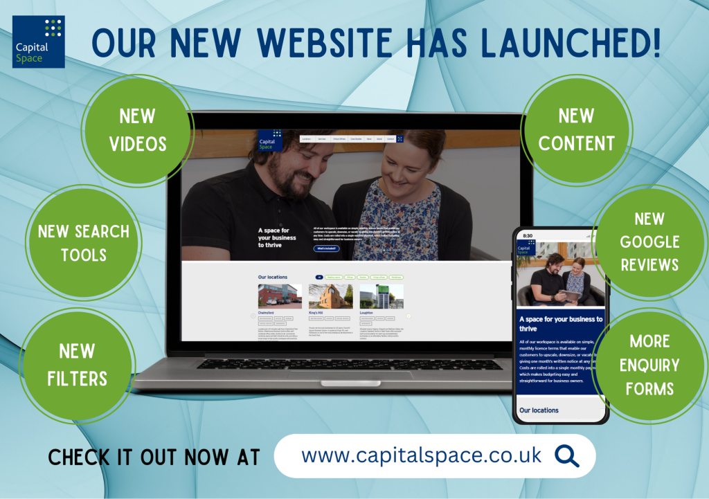 We have launched our new website! - Capital Space